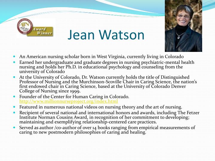 PPT - Jean Watson’s Theory of Caring PowerPoint Presentation - ID:6635334