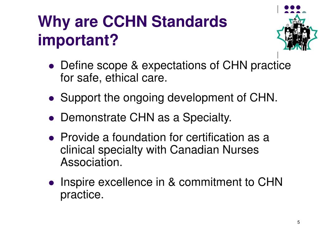 PPT - Canadian Community Health Nursing Standards of Practice (CCHN ...