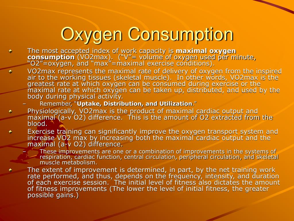PPT - Assessment of Cardiorespiratory Fitness Heart Rates and Blood ...