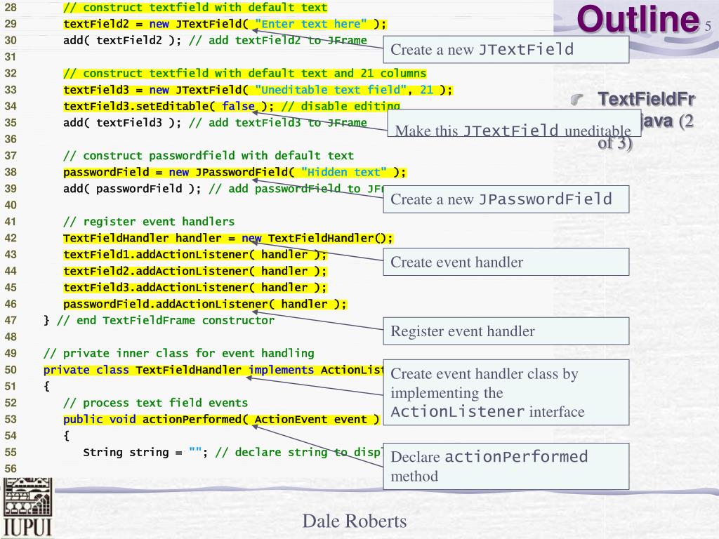 Ppt Gui Programming Using Java Event Handling Powerpoint Presentation Id6636851