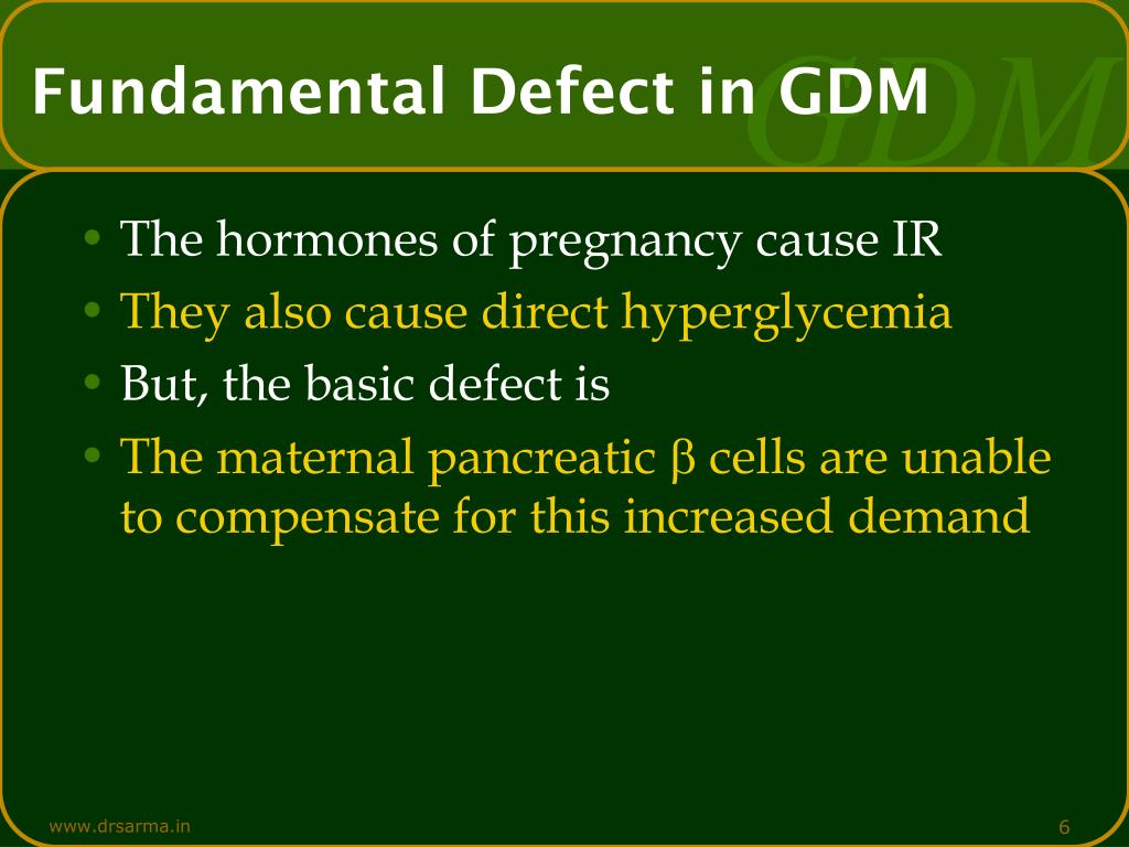 PPT - Gestational Diabetes Mellitus PowerPoint Presentation, free ...