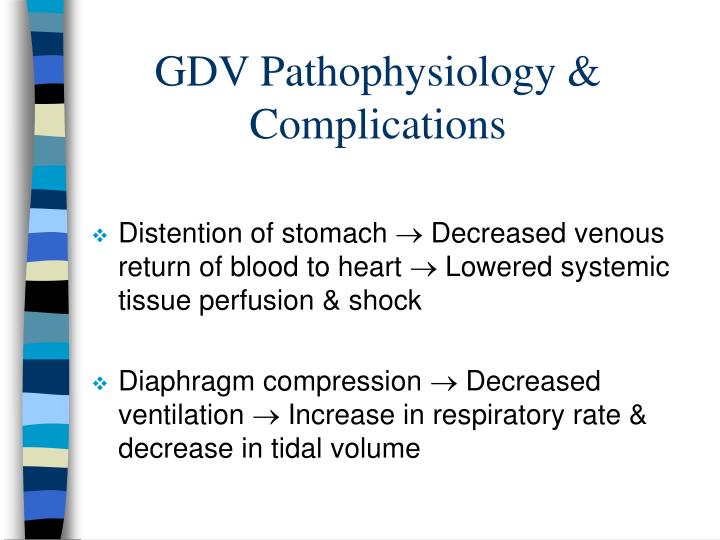 PPT - Gastric Dilation and Volvulus Syndrome (GDV) PowerPoint ...