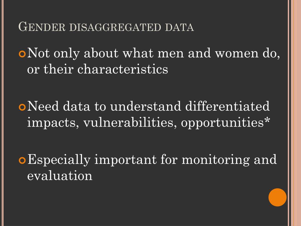 Ppt Gender Disaggregated Data Powerpoint Presentation Free Download