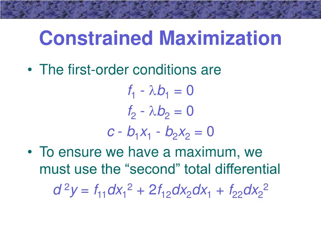 Ppt Maximization Without Calculus Powerpoint Presentation Free Download Id 6638280