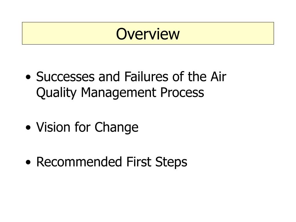 PPT - National Academy of Sciences: Air Quality Management in the ...