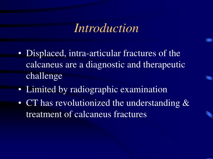 PPT - Calcaneus Fractures PowerPoint Presentation - ID:6638785