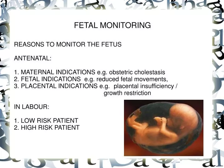 PPT - FETAL MONITORING PowerPoint Presentation, free download - ID:6640010
