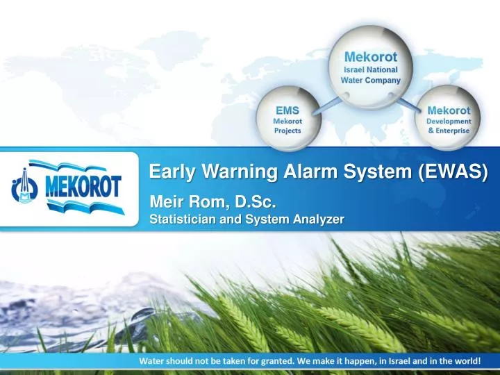 PPT - Early Warning Alarm System (EWAS) PowerPoint Presentation, free ...