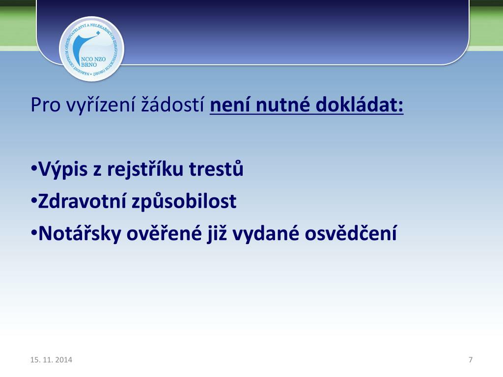 PPT - Informace k registraci PhDr. Michaela Hofštetrová Knotková ...