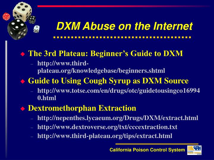 PPT - Teenage Dextromethorphan Abuse: A Rising Trend PowerPoint ...