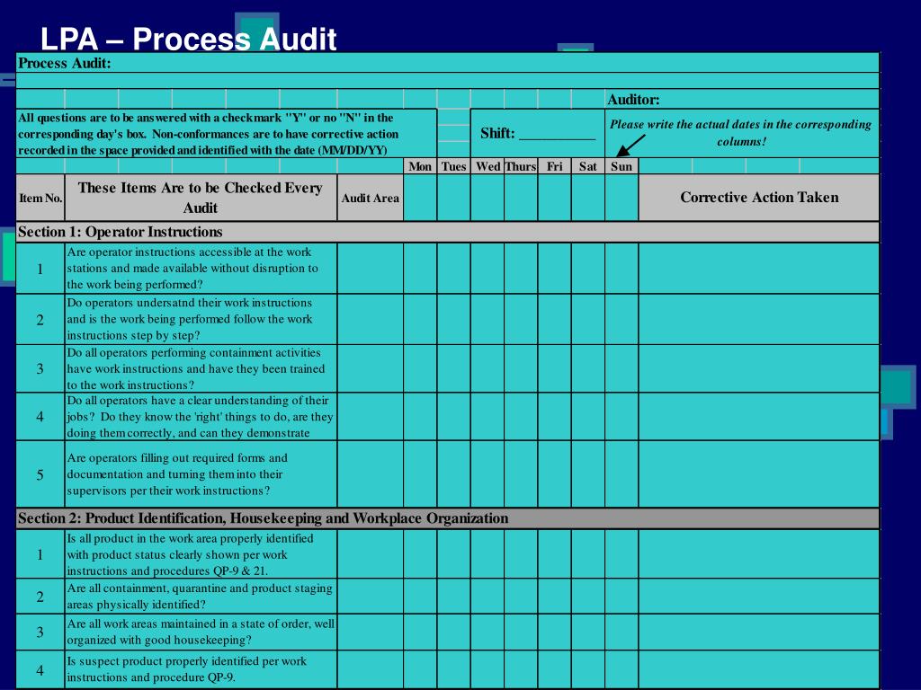 PPT - Daimler-Chrysler Layered Process Audits (DCX LPA) PowerPoint ... PPT - Daimler-Chrysler Layered Process Audits (DCX LPA) PowerPoint ...