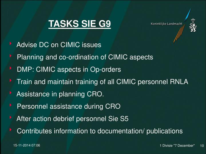 PPT - CIMIC CIVIL MILITARY CO-OPERATION PowerPoint Presentation - ID ...