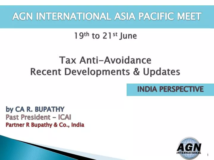 PPT - Tax Anti-Avoidance Recent Developments & Updates PowerPoint ...