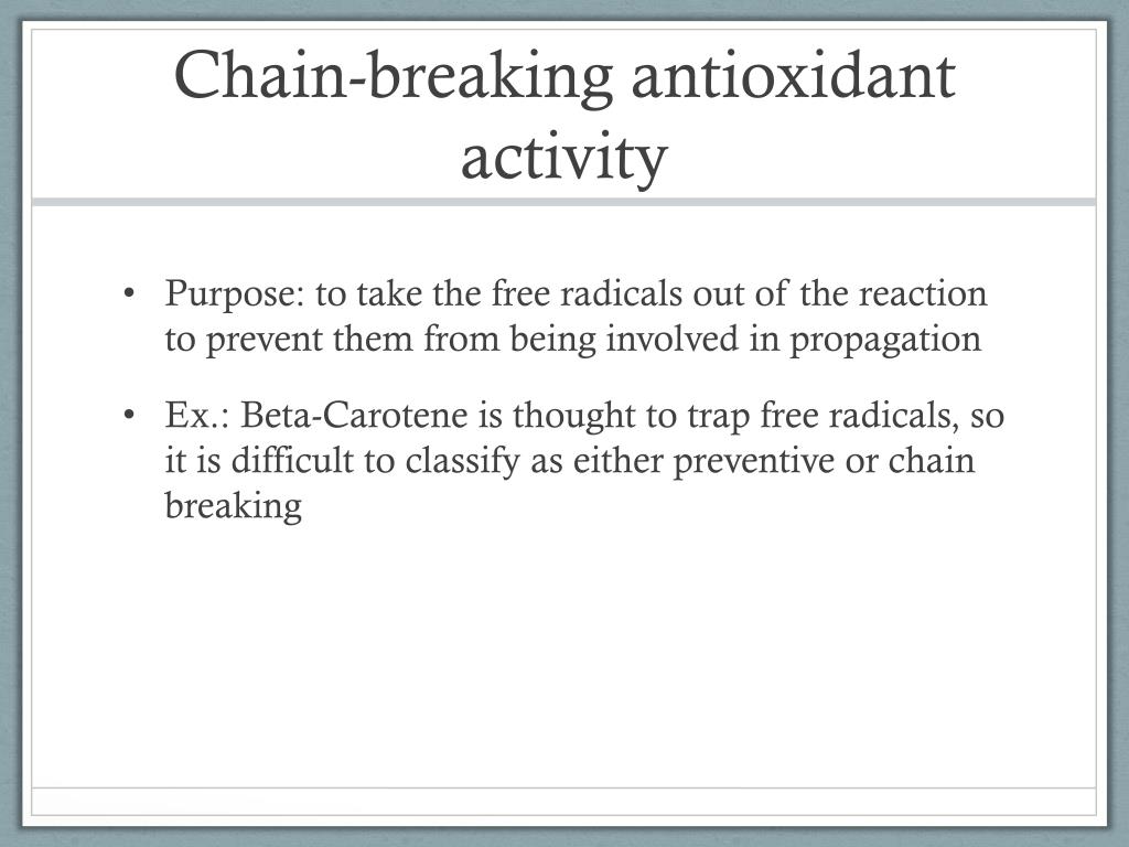 Ppt Methods To Determine The Chain Breaking Aoa Of Food Powerpoint