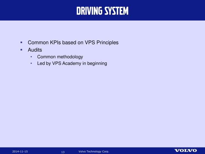 PPT - Volvo production system (VPS) pre-study PowerPoint Presentation ...