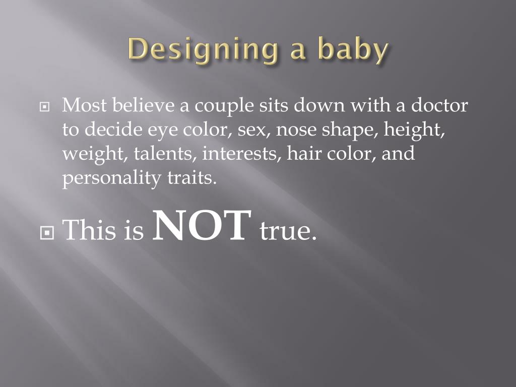 PPT - Genetic Engineering Designer Babies PowerPoint Presentation, free ...