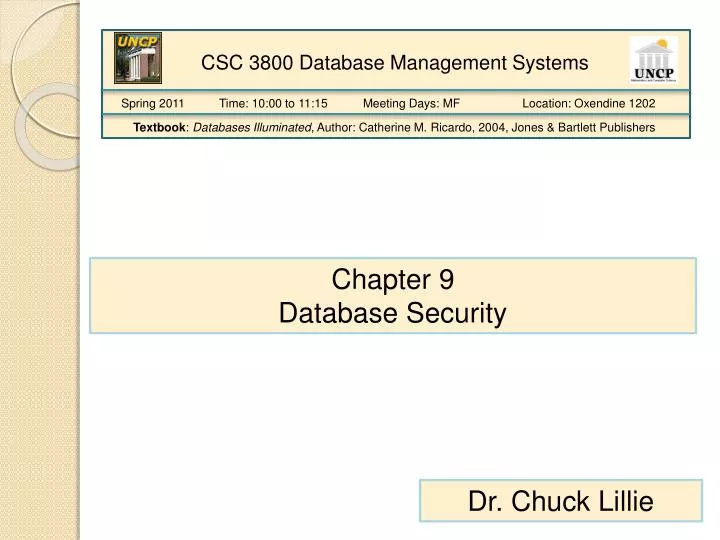 PPT - Chapter 9 Database Security PowerPoint Presentation, free download - ID:6645389