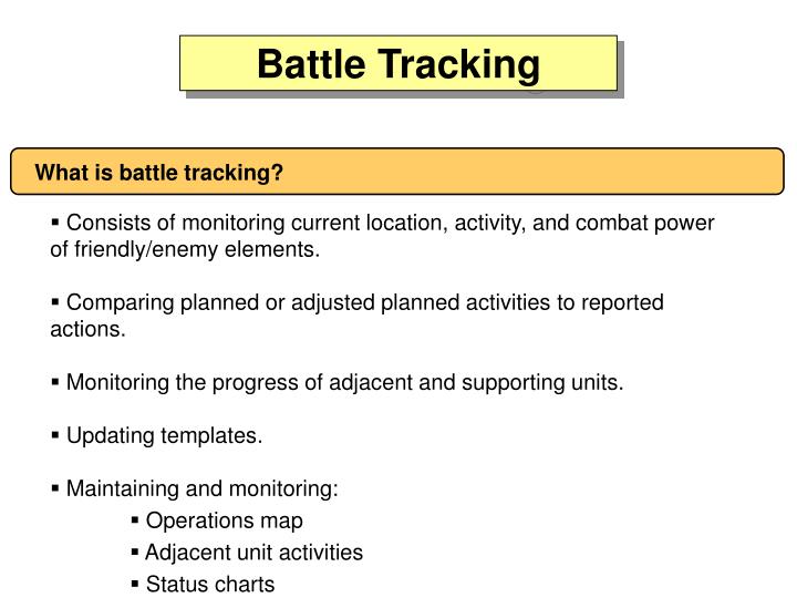 PPT - Welcome to the TOC Operations Class. PowerPoint Presentation - ID ...