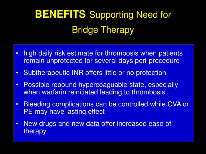 PPT - Bridge Therapy: Peri-operative Anticoagulation Management Amjad ... PPT - Bridge Therapy: Peri-operative Anticoagulation Management Amjad ...