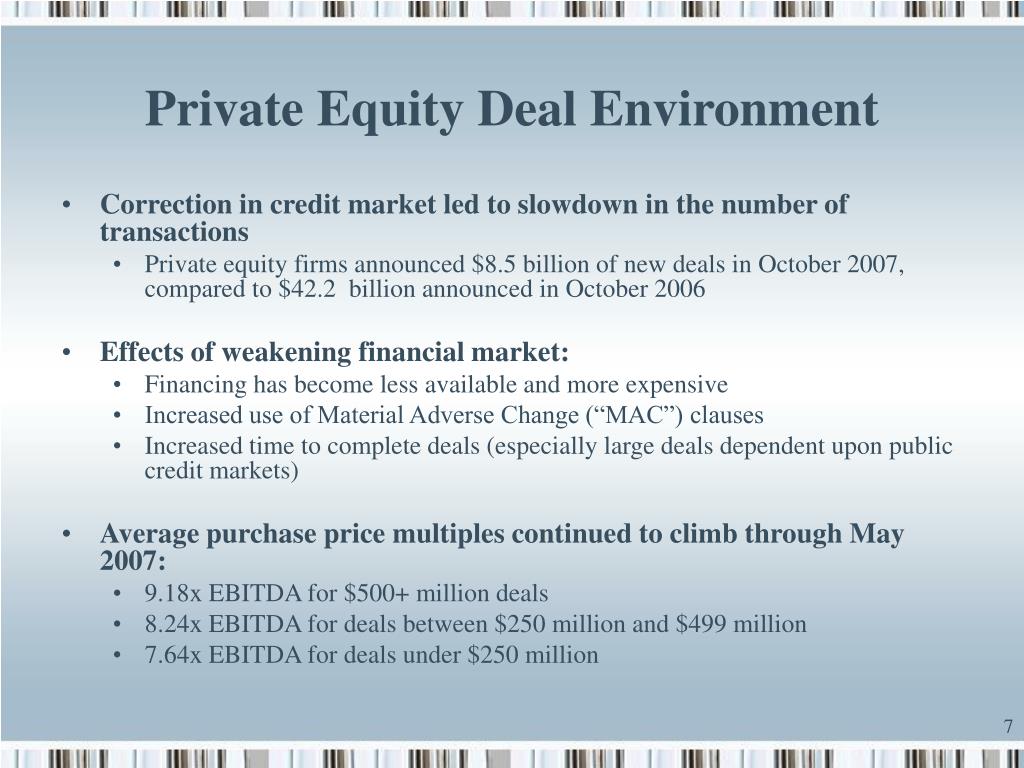 PPT - The Private Equity Industry The Private Equity Process Founders ...