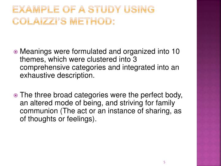 PPT - Phenomenological Analysis PowerPoint Presentation - ID:6646619