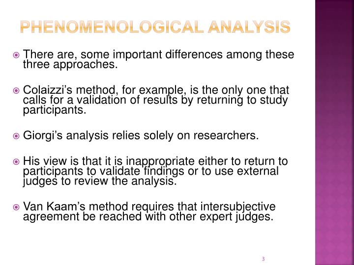 PPT - Phenomenological Analysis PowerPoint Presentation - ID:6646619