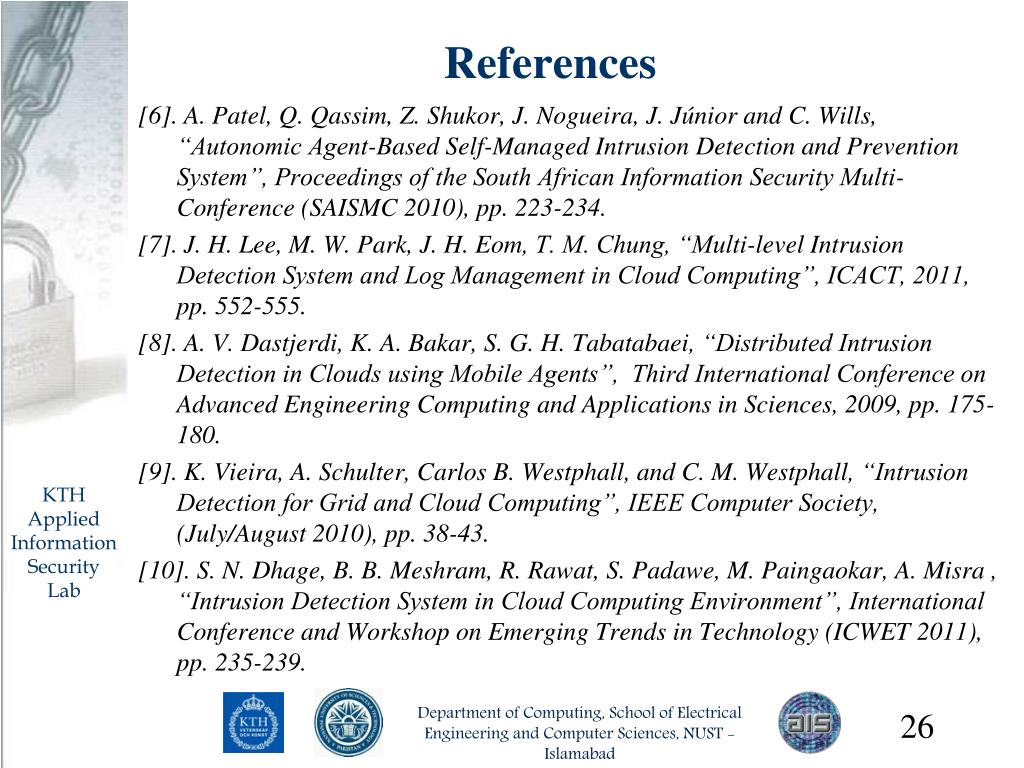 Ppt Distributed Intrusion Detection System Using Mobile Agents In Cloud Computing Environment