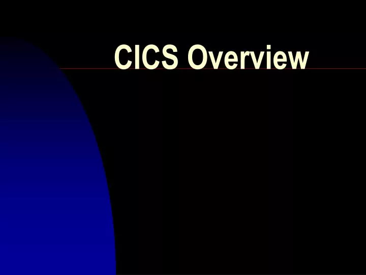 PPT - CICS Overview PowerPoint Presentation, free download - ID:6648270