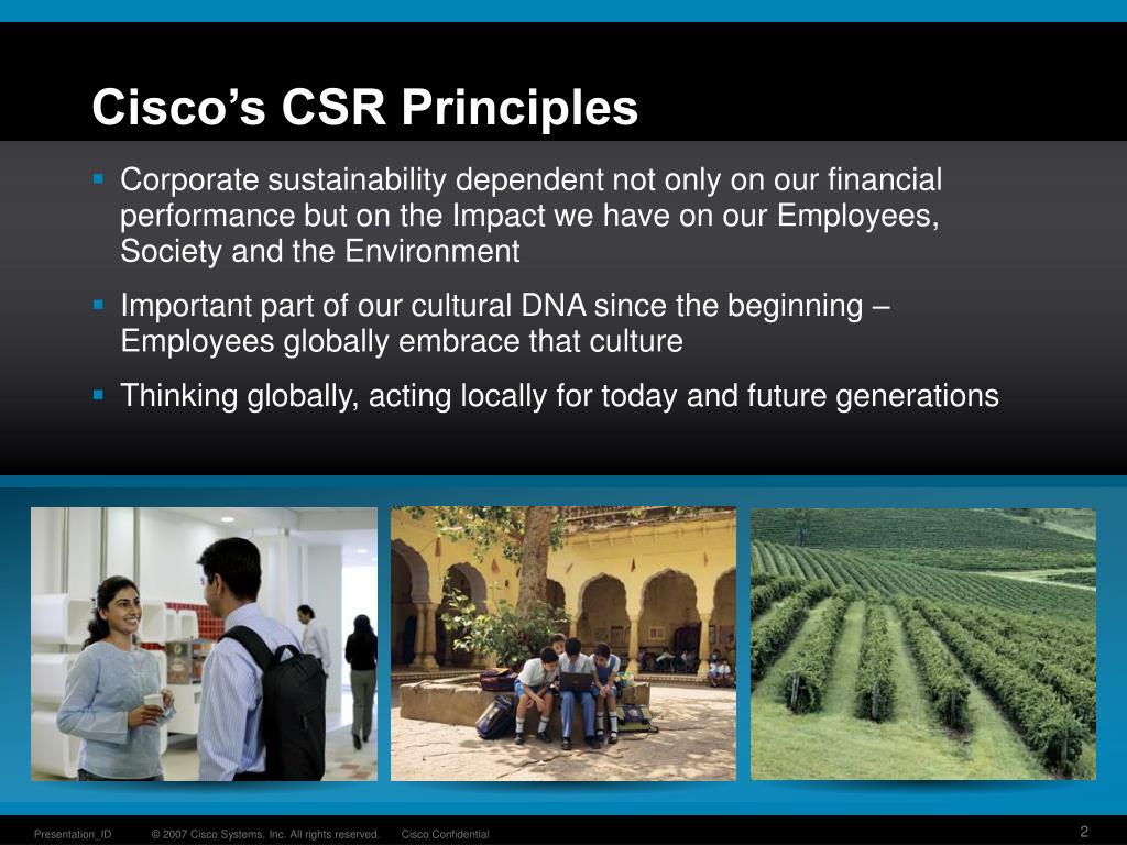 PPT - Cisco Corporate Affairs – Global Corporate Citizenship PowerPoint ...
