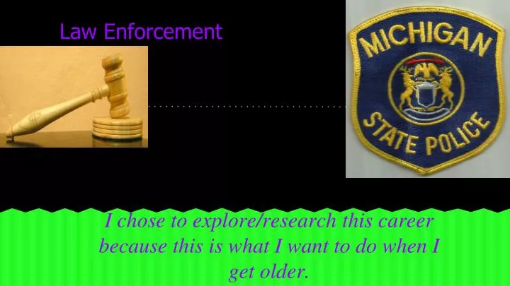 PPT - Law Enforcement PowerPoint Presentation, free download - ID:6649306