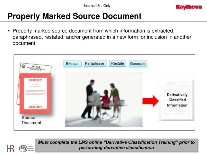 PPT - Derivative Classification Overview PowerPoint Presentation - ID:6650072