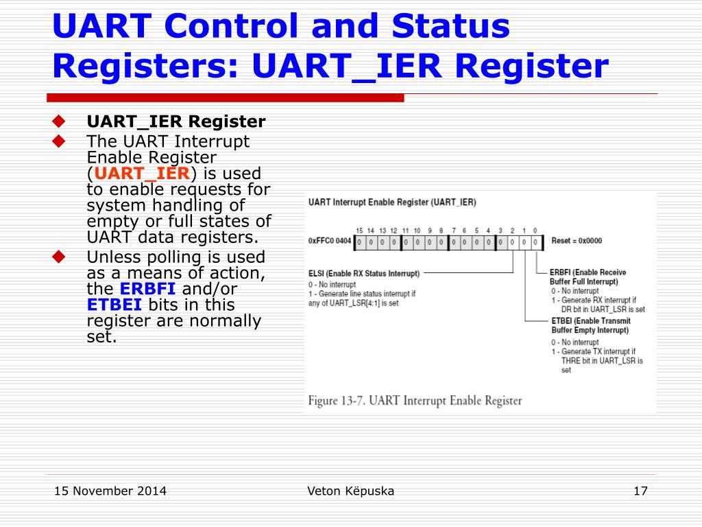 PPT - Universal Asynchronous Receiver Transmitter PowerPoint ...