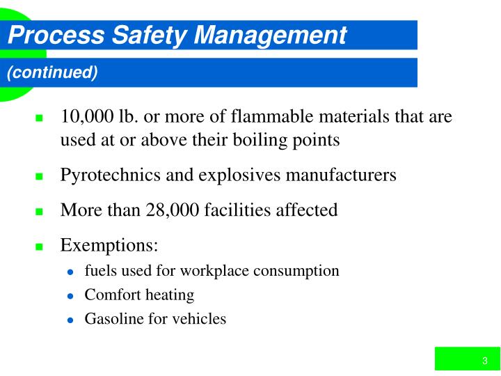PPT - PROCESS SAFETY MANAGEMENT VS RISK MANAGEMENT PowerPoint ...