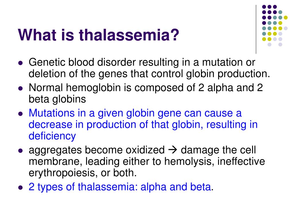 Ppt Thalassemia And Treatment Powerpoint Presentation Free Download