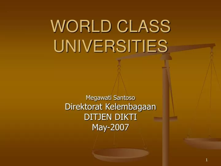 PPT - WORLD CLASS UNIVERSITIES PowerPoint Presentation, free download ...