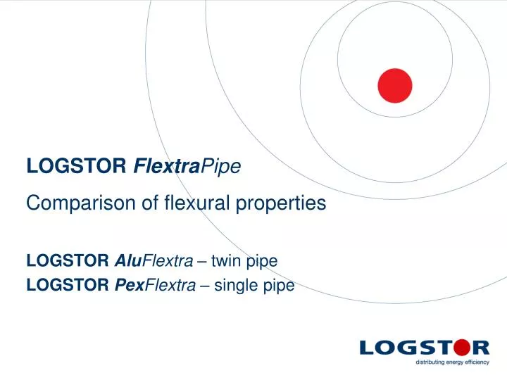 PPT - LOGSTOR Flextra Pipe Comparison of flexural properties PowerPoint ...
