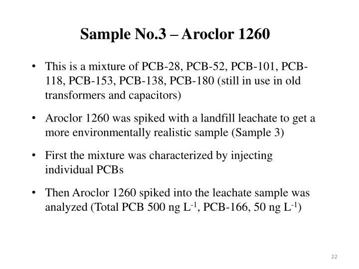 PPT - Detection of polychlorinated biphenyls (PCBs) by Gas ...