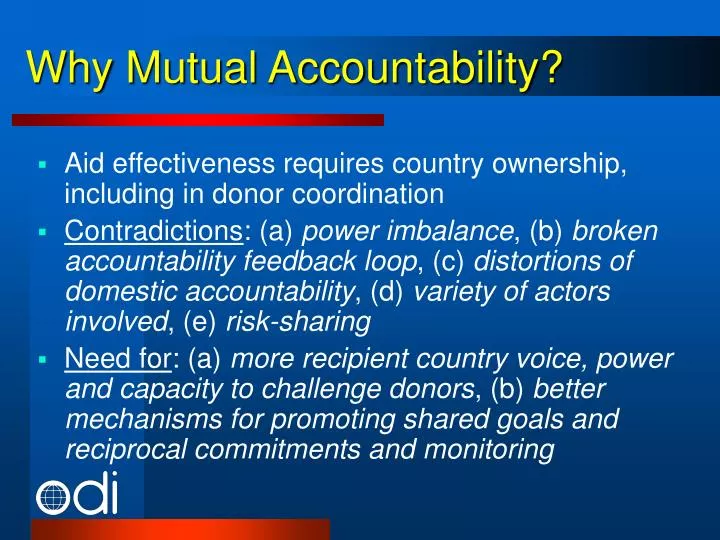 PPT - Why Mutual Accountability? PowerPoint Presentation, free download ...
