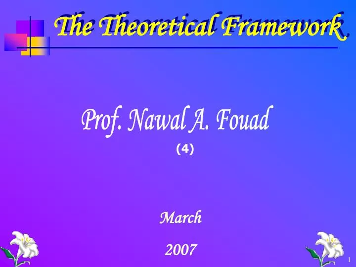 PPT - The Theoretical Framework PowerPoint Presentation, free download ...