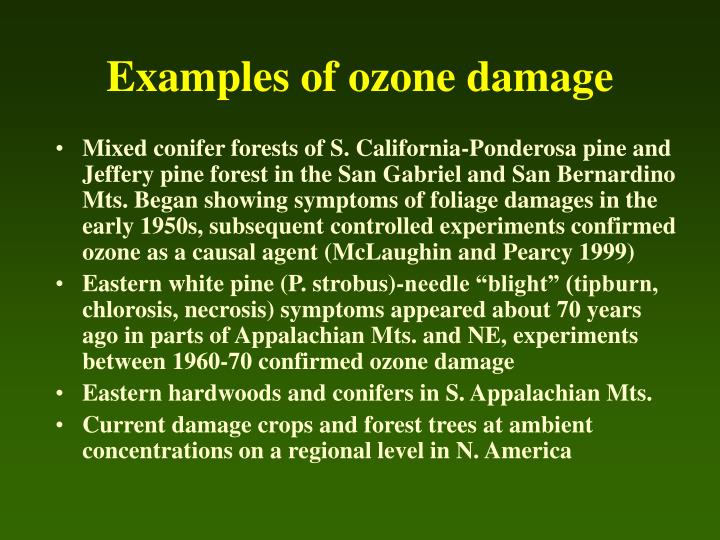 PPT - Air Pollution and its Impacts on Forests: Knowledge and ...
