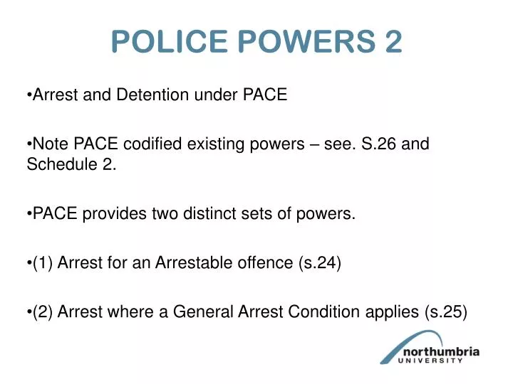 PPT - POLICE POWERS 2 PowerPoint Presentation, free download - ID:6652776
