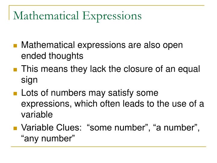 PPT - Translating Mathematical Phrases PowerPoint Presentation - ID:6652818