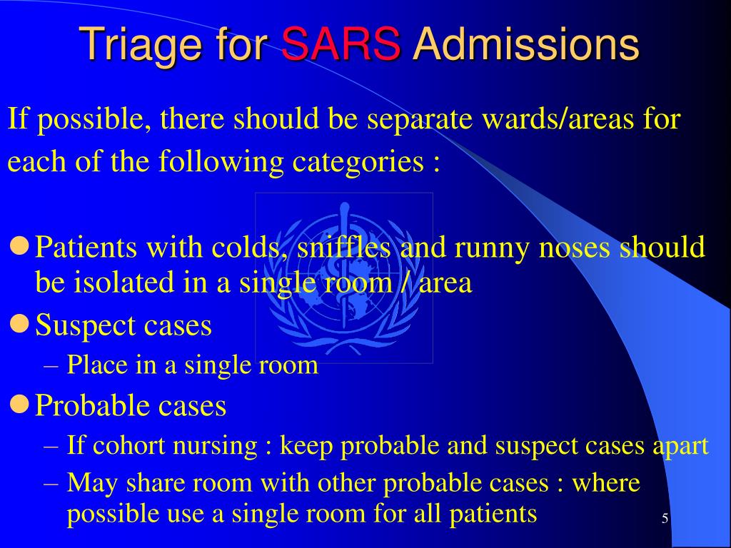 PPT - Severe Acute Respiratory Syndrome (SARS) PowerPoint Presentation ...