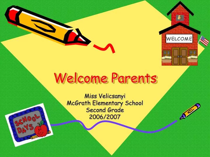 PPT - Welcome Parents PowerPoint Presentation, free download - ID:6653930