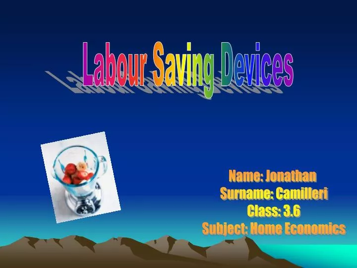 Examples Of Labour Saving Devices In The Kitchen 83+ Pages Solution [2 ...