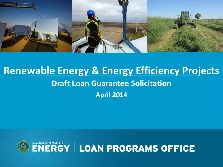 PPT - Renewable Energy & Energy Efficiency Projects PowerPoint ...
