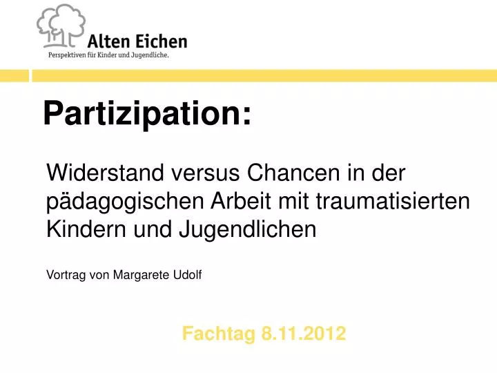 PPT - Partizipation: PowerPoint Presentation, free download - ID:6655067