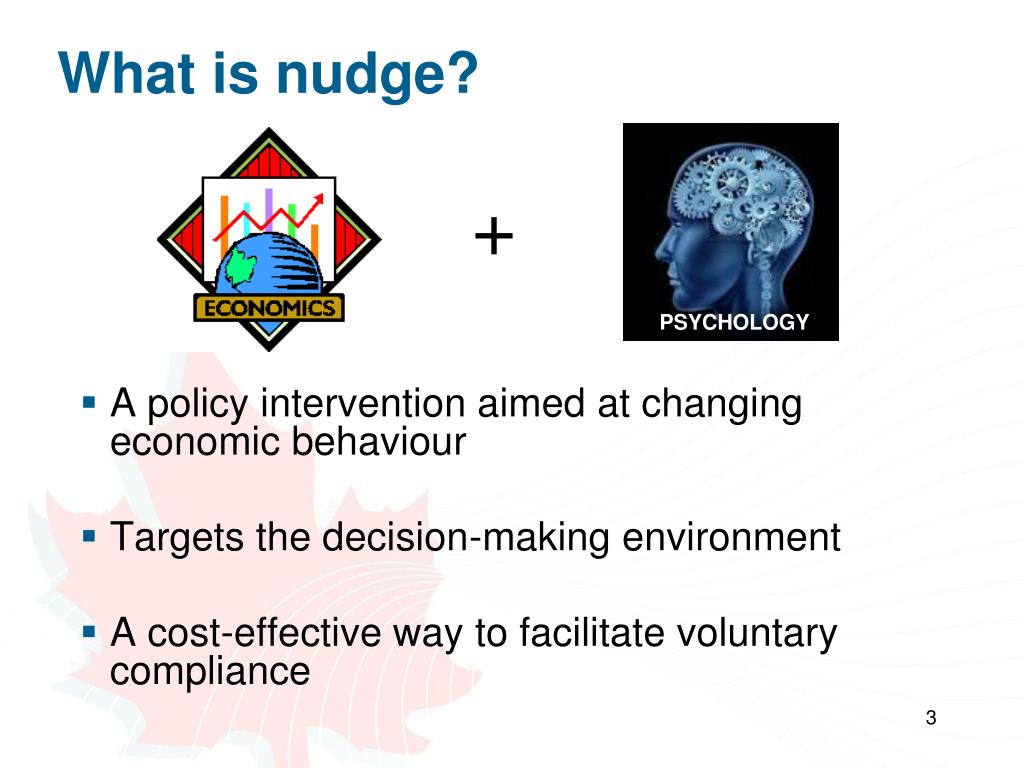 PPT - N udge enablers at the Canada Revenue Agency PowerPoint ...