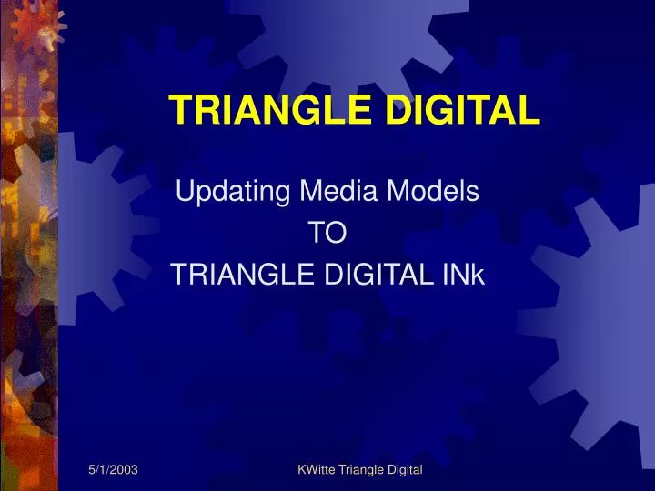 PPT - TRIANGLE DIGITAL PowerPoint Presentation, free download - ID:6655861