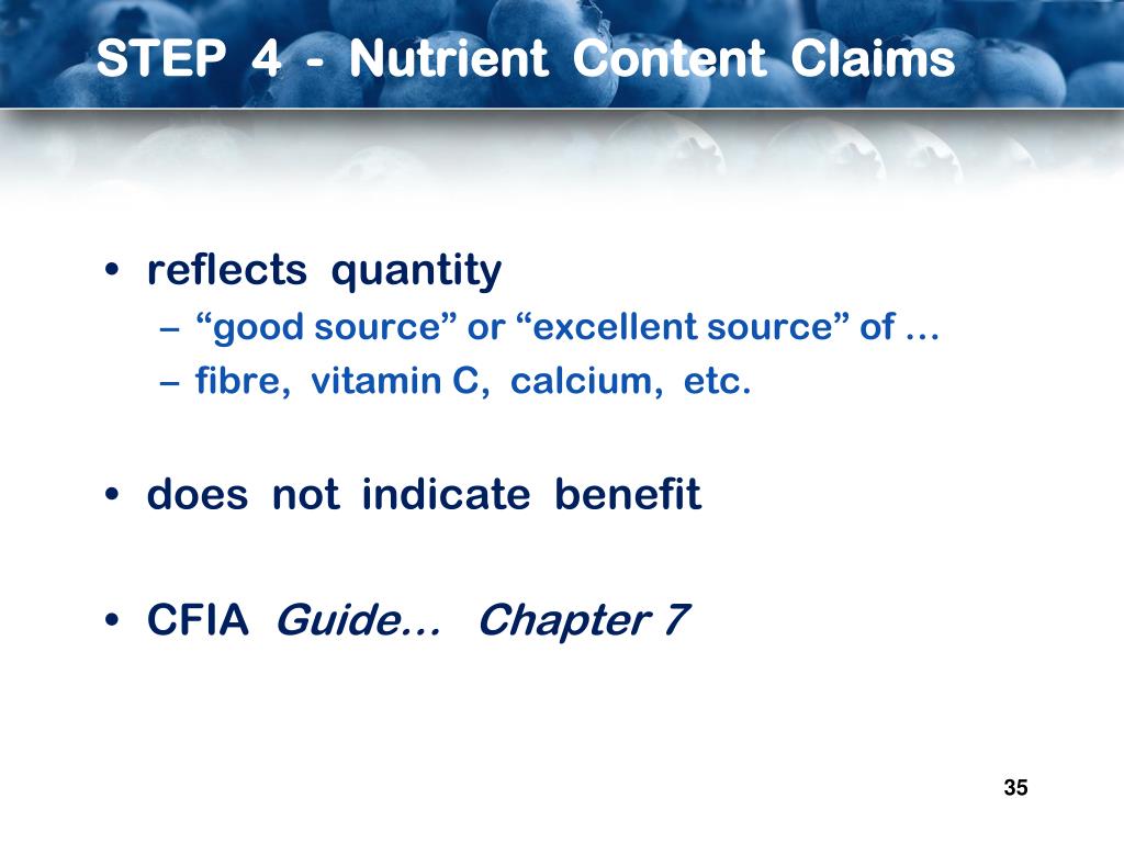 PPT - Canadian Food Health Claim Roadmap PowerPoint Presentation, free ...